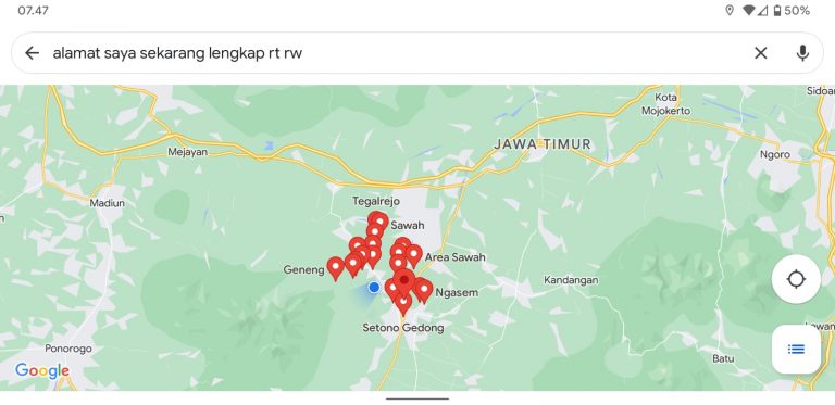 Alamat Saya Sekarang Lengkap dengan RT RW dan Kode POS