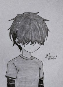 Sketsa Gambar Anime Simple Keren yang Mudah Untuk Ditiru