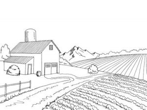 20+ Sketsa Gambar Pemandangan Alam yang Mudah Ditiru Digambar