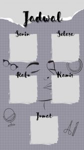 Download Template Jadwal Piket Kelas Aesthetic Disini!
