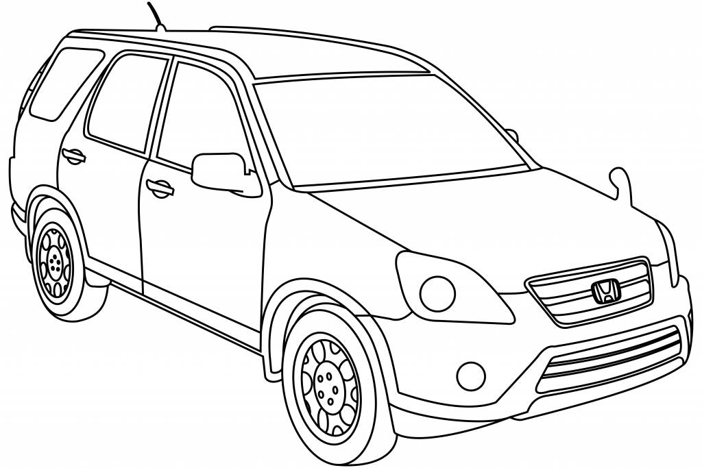 Mobil Diwarnai Mewarnai Sketsa Kartun Kumpulan Aneka Dasar Sekolah ...