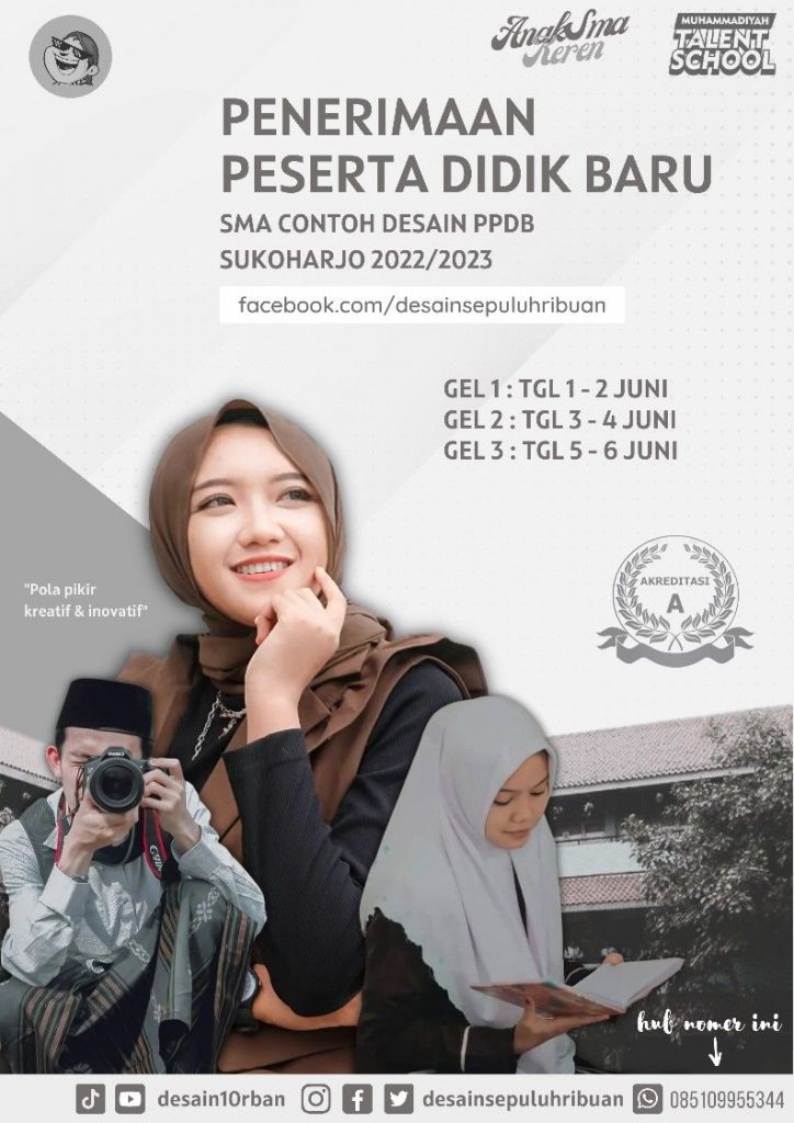 Contoh Banner Penerimaan Peserta Didik Baru Terbaik