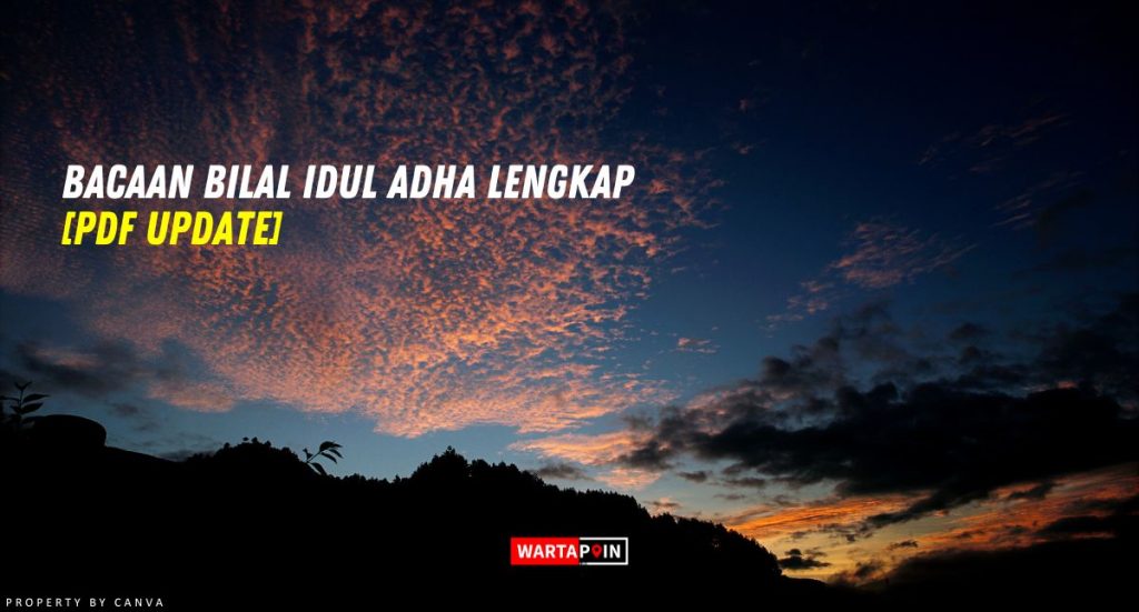 Bacaan Bilal Idul Adha Lengkap [PDF Update]